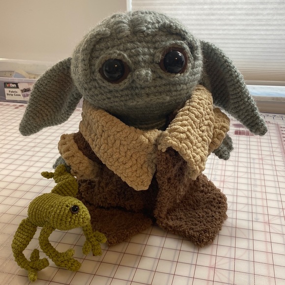 Art | Handmade Baby Alien Stuffie With Frog | Poshmark